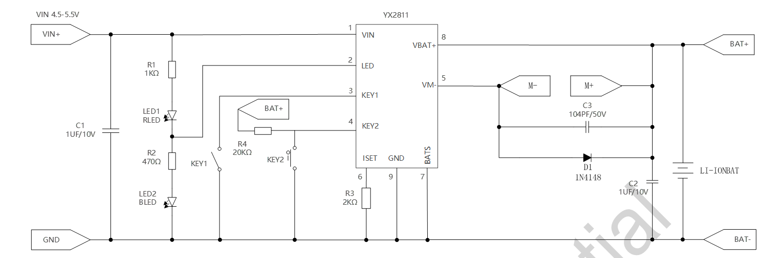 YX2811-个人护理-裕芯电子
